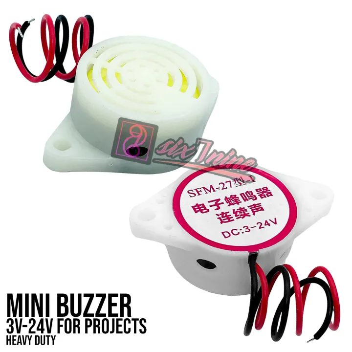 Mini Buzzer 3V-24V For Projects Heavy Duty | Lazada PH