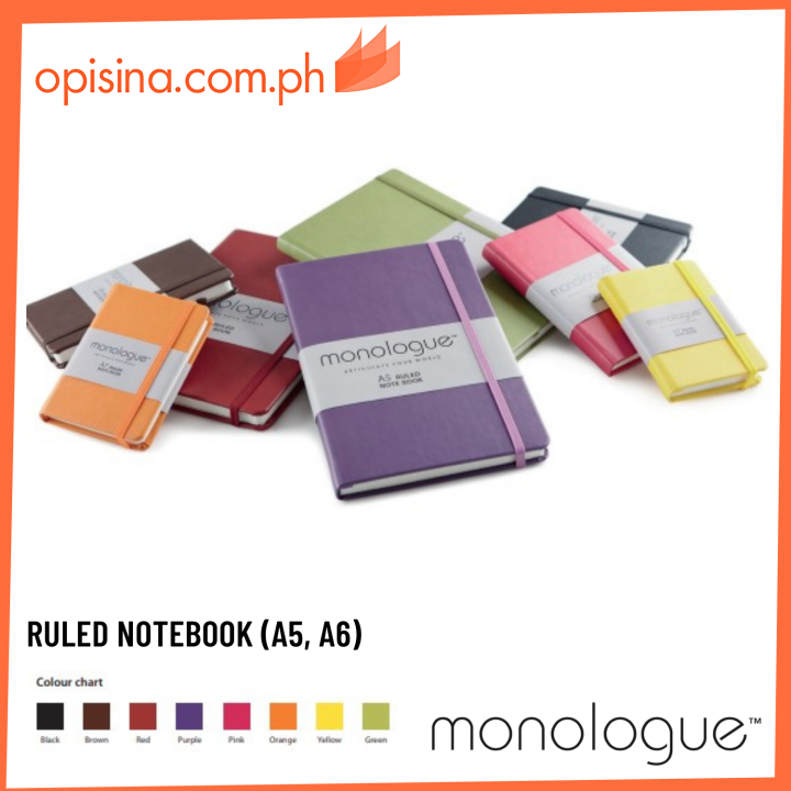 Monologue Ruled Notebook A5 | Lazada PH