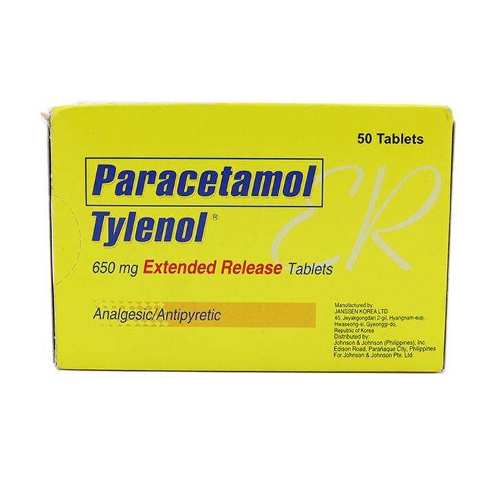 Ty lenol 650mg for fever body pain 10 tablets only | Lazada PH