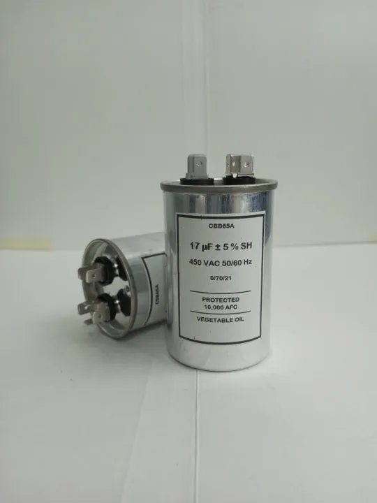 Capacitor for Airconditioner 17uF, 17+1.5uF, 17+2uF, 17+3uF 450 VAC ...