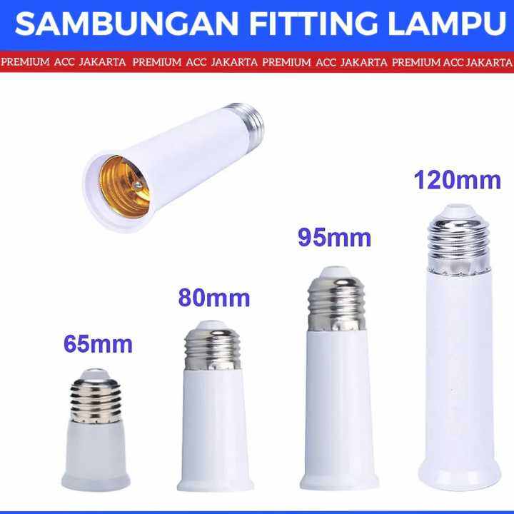 Sambungan Fitting Lampu Extension E27 Dudukan Bohlam Downlight | Lazada Indonesia