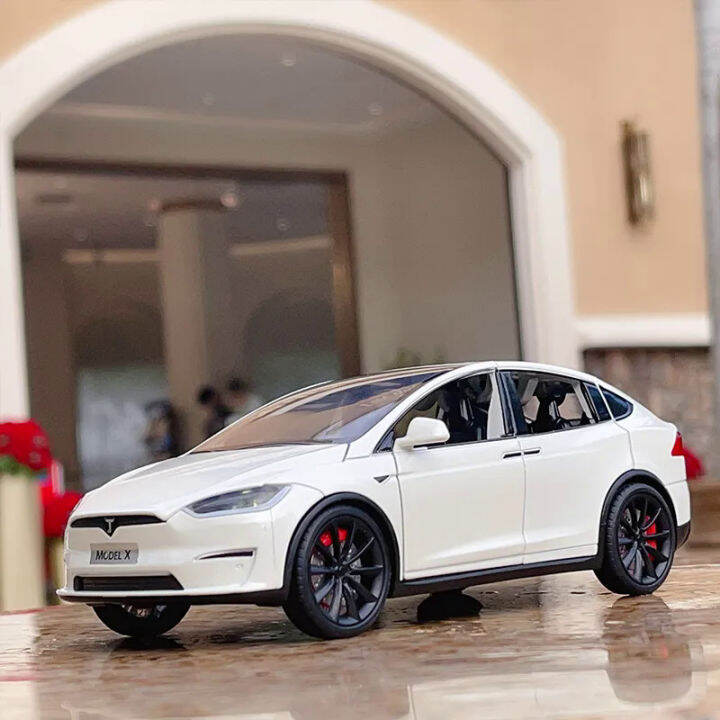 1:24 Tesla Model X Model Y Tesla Model 3 Alloy Die Cast Toy Car Model ...