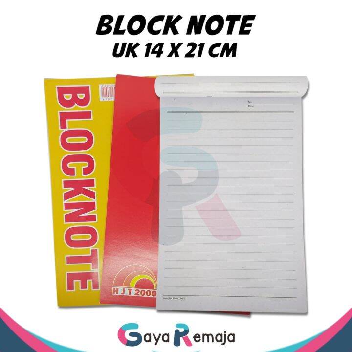 Blocknote Murah / Block Note Garis Opini A5 | Lazada Indonesia