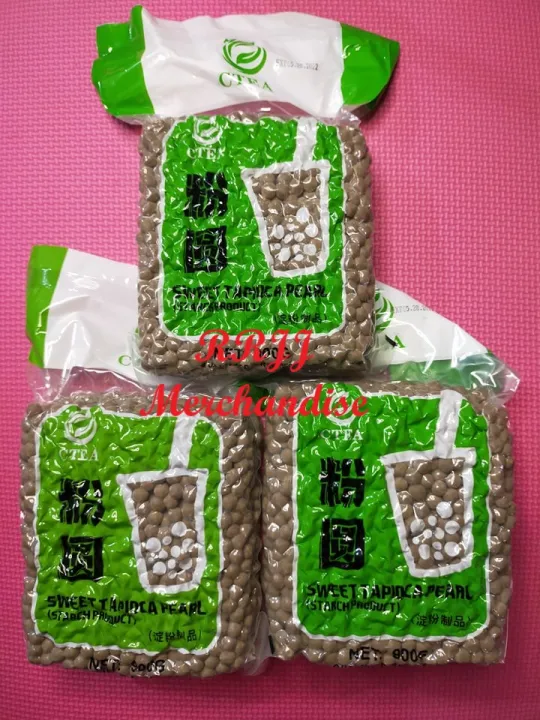 CTEA Tapioca Boba Pearl 900g per Pack (Black) | Lazada PH
