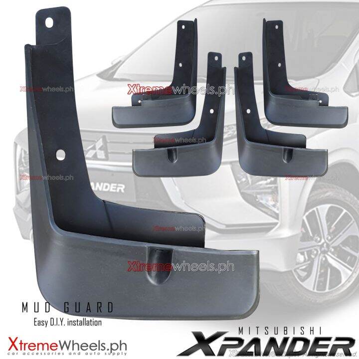 Mitsubishi Xpander 2018 to 2024 with Screw Heavy Duty Mudguard / Splash ...