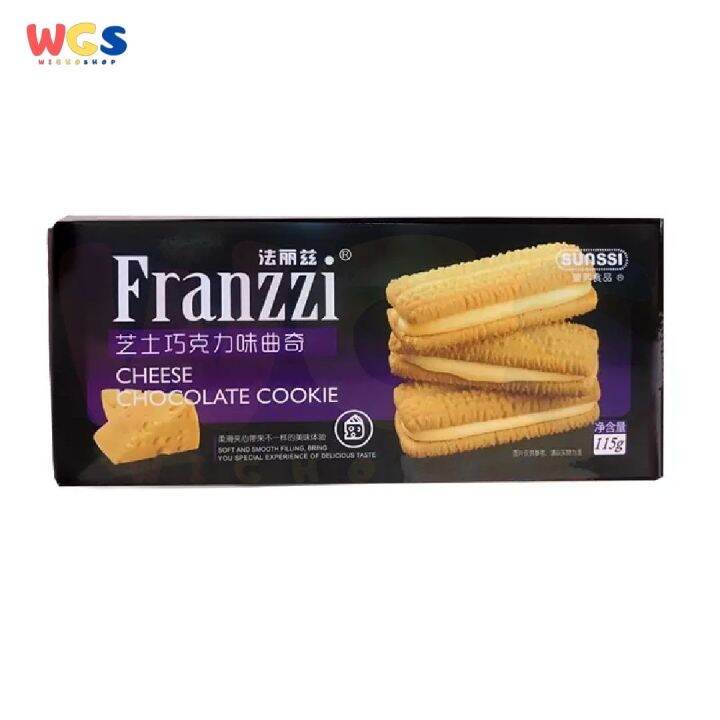 Biskuit Franzzi Cheese Chocolate Cookie Soft & Smooth 115g | Lazada ...