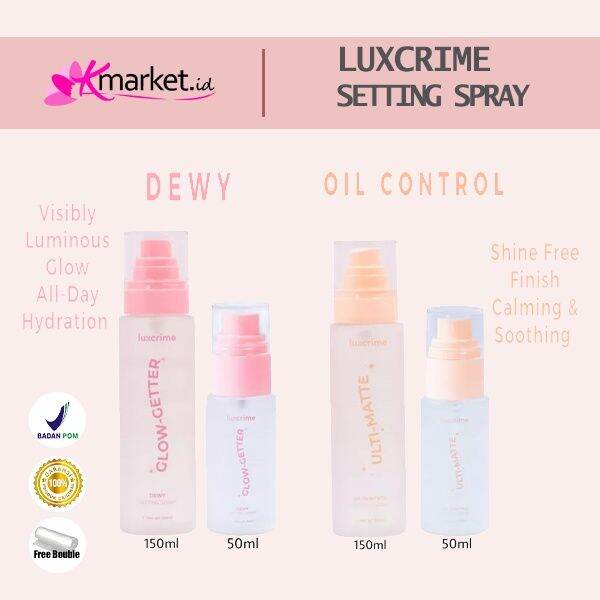 LUXCRIME SETTING SPRAY | Luxcrime Ulti-Matte Oil Control Setting Spray ...