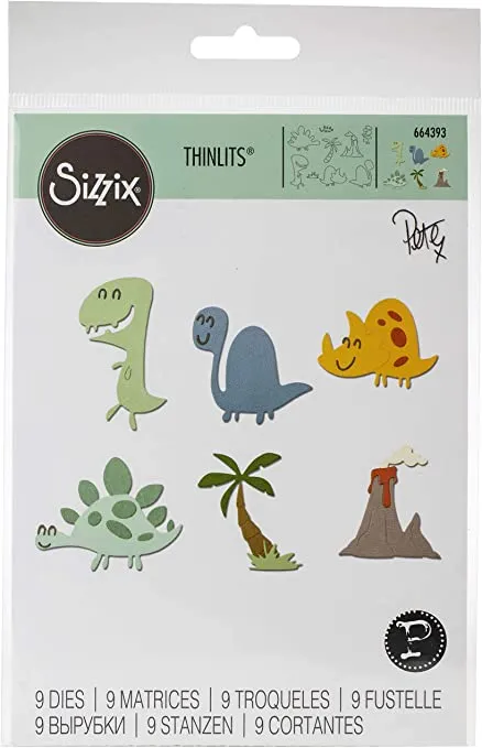 Sizzix Thinlits Die Set- Dinosaurs | Lazada PH
