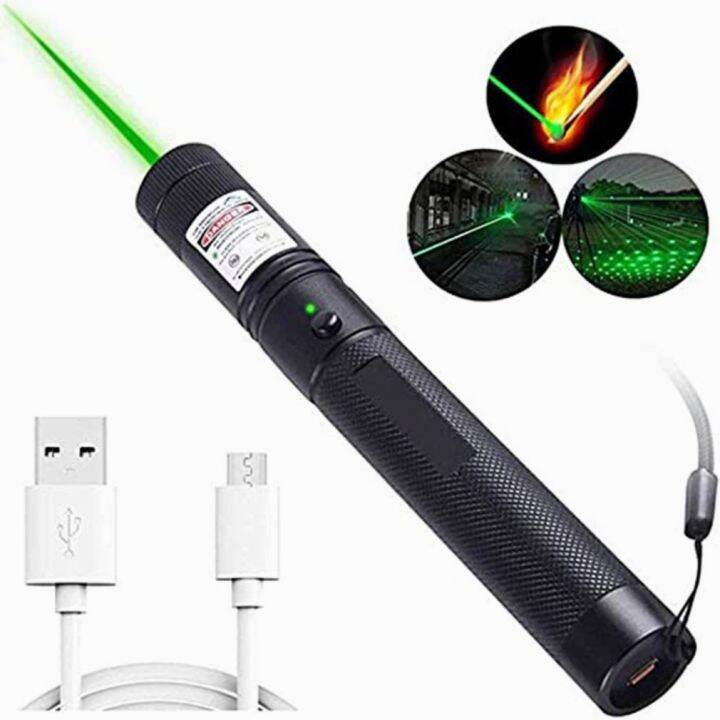 Powerful Green/Red Laser Pointer Pen Beam Light Lazer Power with ...