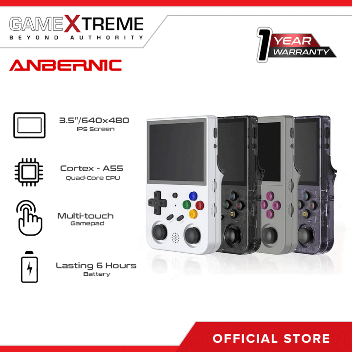 ANBERNIC RG353V Retro Handheld Gaming Console 3.5” iPS Multi-Touch Screen LPDDR4 Android & Linux ...