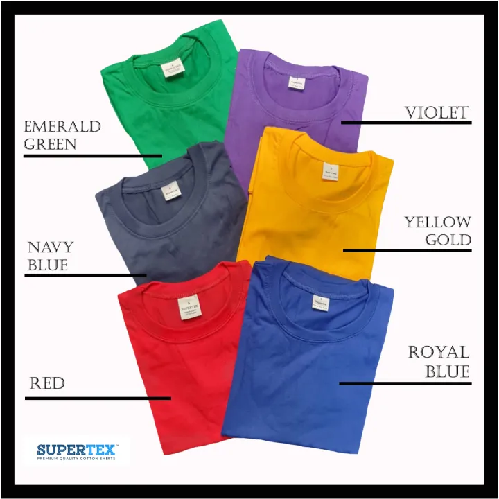 Plain Colored Tshirt Supertex | Lazada PH
