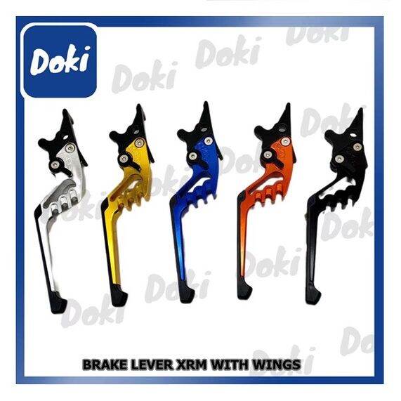 [DOKI MOTO] BRAKE LEVER XRM WITH WINGS | Lazada PH