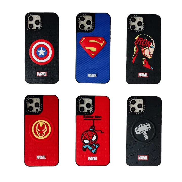 Marvel Superheroes Captain America Iron Man Spiderman Thor DC Superman ...