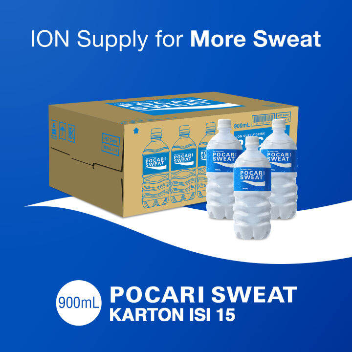 POCARI SWEAT PET 900 ml Karton Isi 15 | Lazada Indonesia