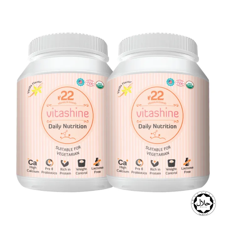 VITASHINE 22 DAILY NUTRITION 900G X 2 - VANILLA FLAVOUR | Lazada