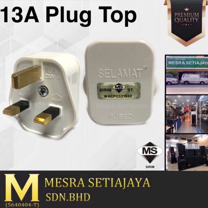 【SIRIM APPROVED】13A Plug Top 3 Pin Plug *Free Gift | Lazada