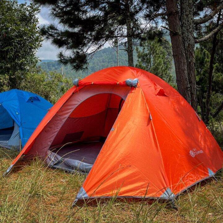 Tenda Camping Compass Kapasitas 4 Orang Double Layer Frame Alloy ...