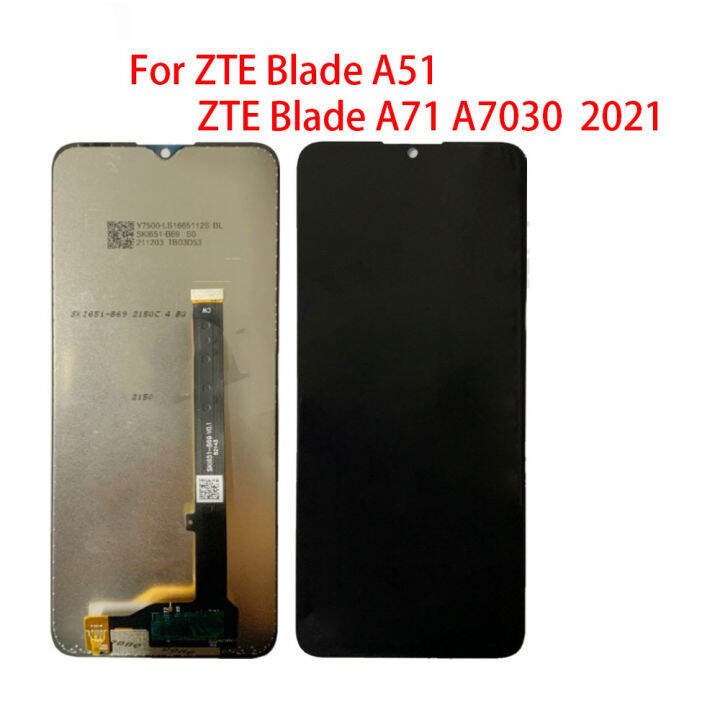 สำหรับ ZTE เบลด A51 A51S หน้าจอแอลซีดีสำหรับ ZTE เบลด A71 2021 A7030 ...