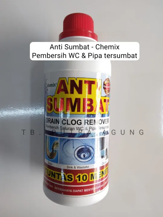 Anti Sumbat untuk Pembersih saluran WC & Pipa tersumbat - Chemix ...