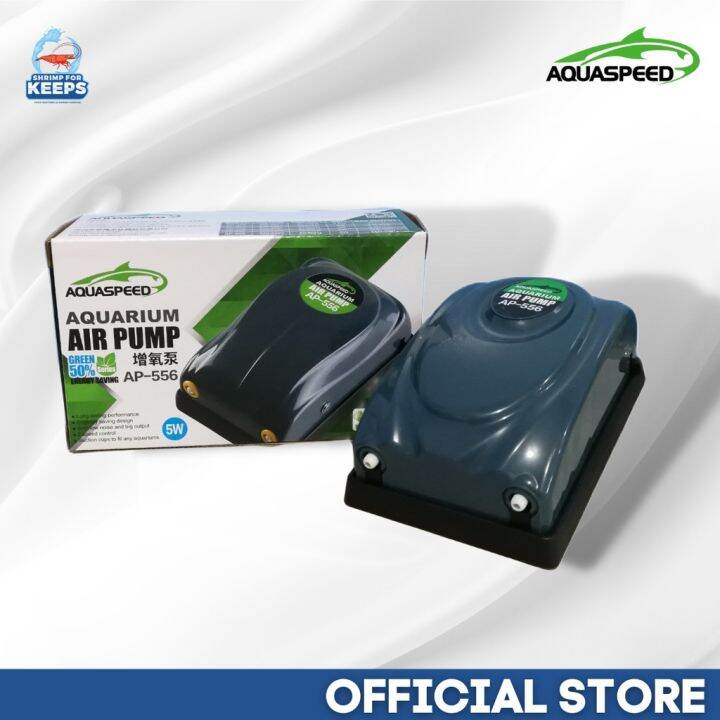 Aquaspeed Aquarium Air pump (Dual Output Energy Saving Air Pump) AP-556 | Lazada PH
