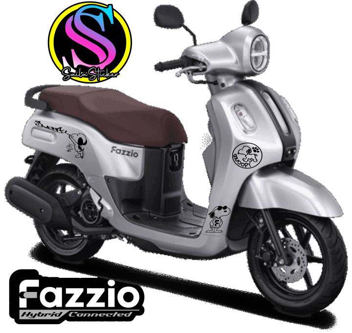 STICKER 190/STICKER CUTTING/STICKER KARTUN SNOOPY/STICKER MOTOR FAZZIO ...