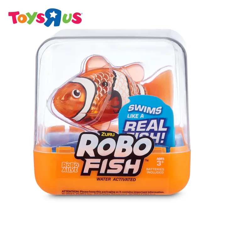 Zuru Robo Alive Robotic Fish (Orange) | Lazada PH
