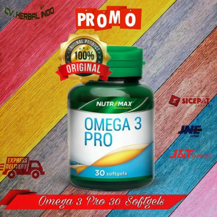 Nutrimax Omega 3 Pro 30S - Mengurangi risiko penyakit jantung koroner ...