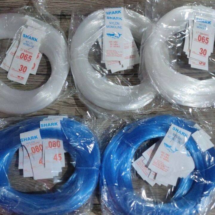 Shark Nylon Monoline 40yards Nylon Tansi (0.65mm - 1.00mm)♧ | Lazada PH