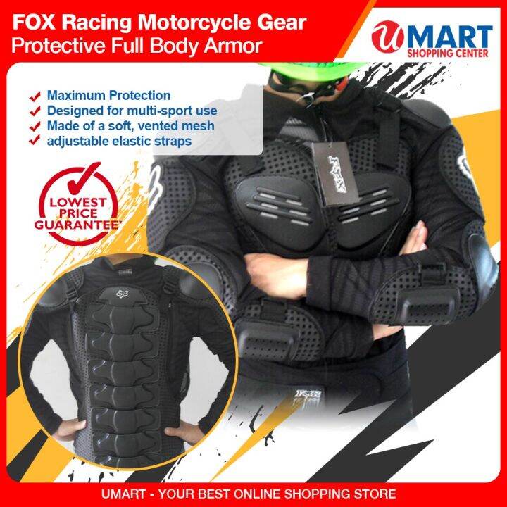 FOX Racing Motorcycle Gear Motocross Jacket Protective Full Body Armor ...