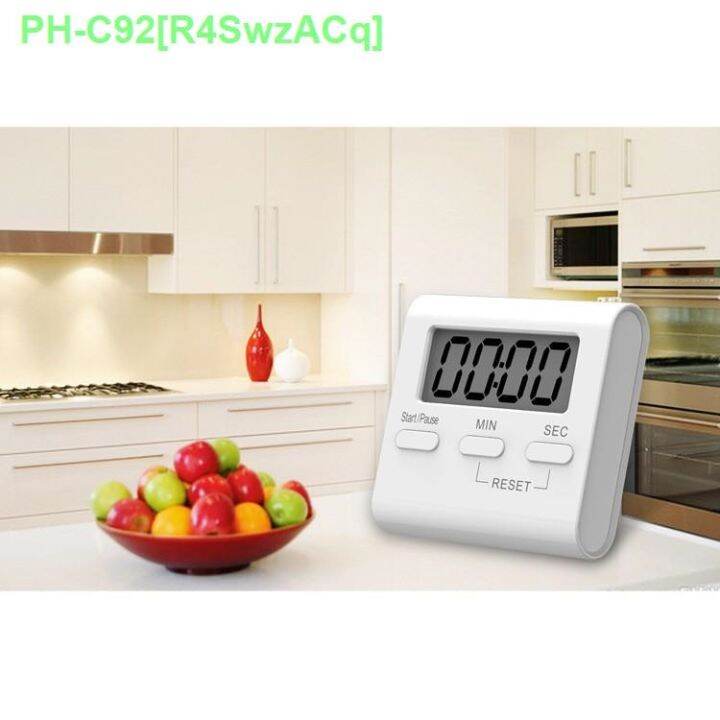 Digital LCD Kitchen Cooking Timer Study Timer Stopwatch Countdown Alarm ...