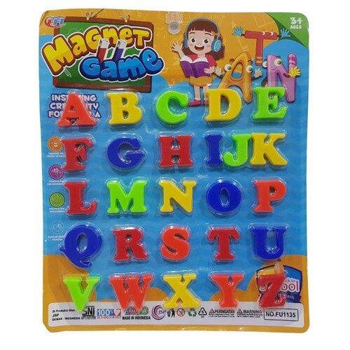 Mainan Edukasi Magnet Game Alphabet ABC Angka Hijaiyah Huruf Arab ...