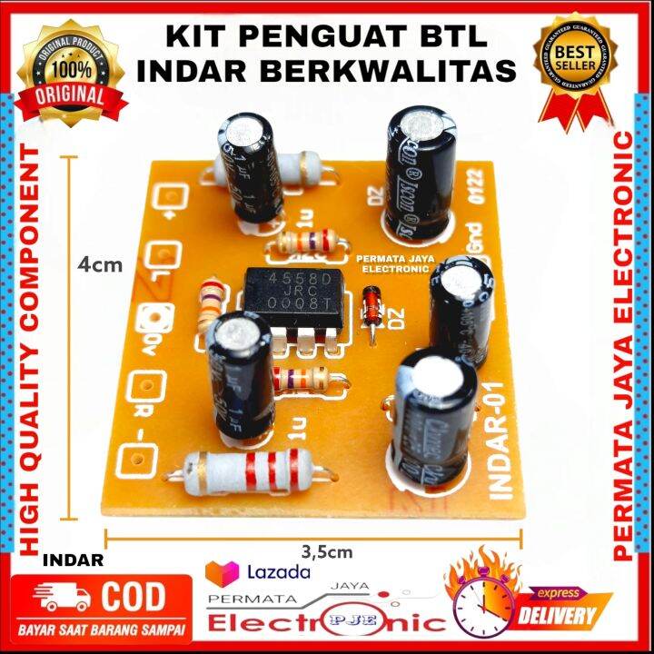 KIT PENGUAT BTL INDAR KIT PENGUAT BTL AMPLIFIER BERKWALITAS | Lazada ...