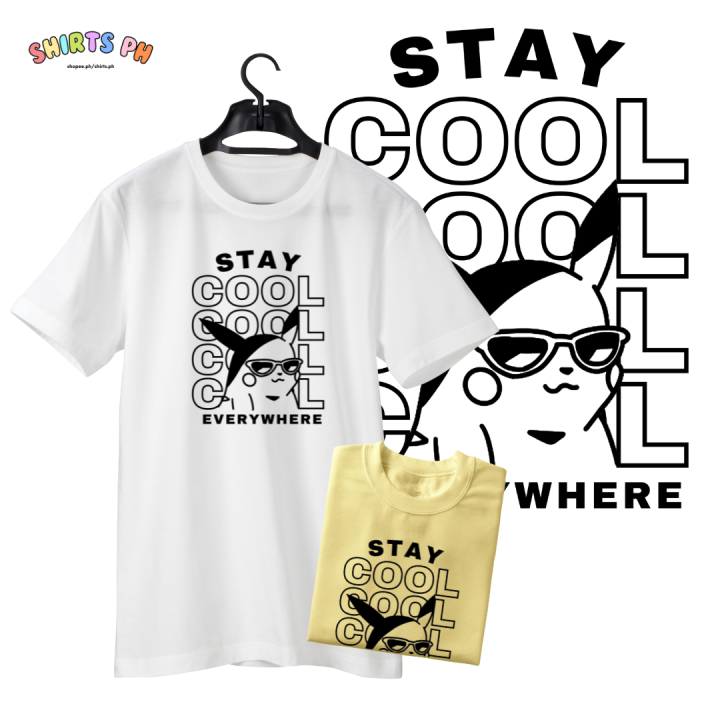 Pokemon Pickachu Cool Collection | Shirts.PH | Lazada PH