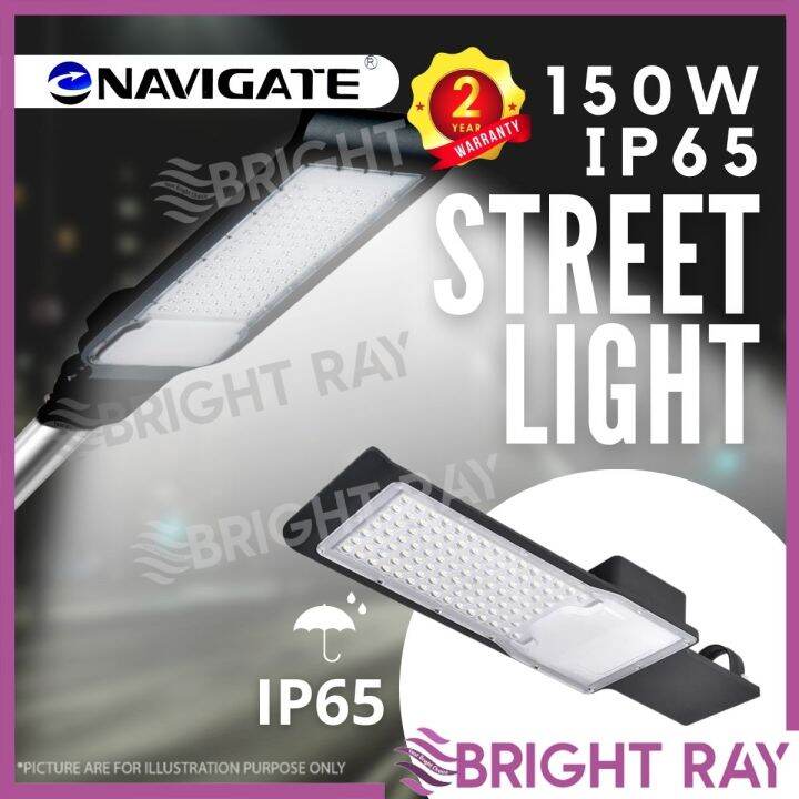 NAVIGATE 150W IP65 Street Light Outdoor Lighting Lampu Jalan Flood ...
