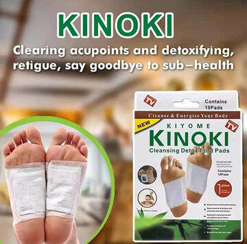 ORIGINAL Kinoki Cleansing Detox Foot Pads-Toxins Remover for Men and ...