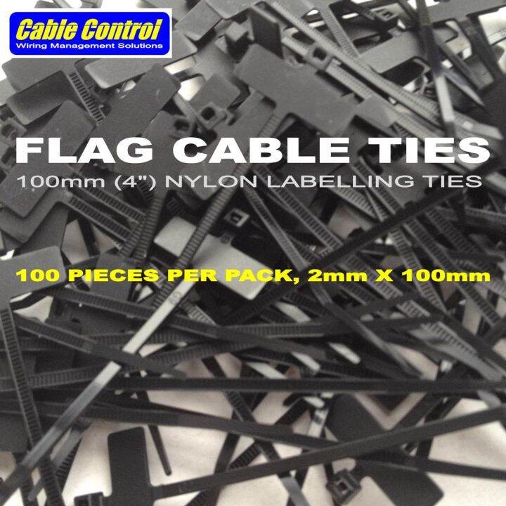 CC Cable Control FLAG CABLE TIES | Lazada PH