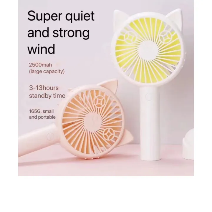 F9 Ultra quiet small fan USB mini portable small rechargeable hand-held ...