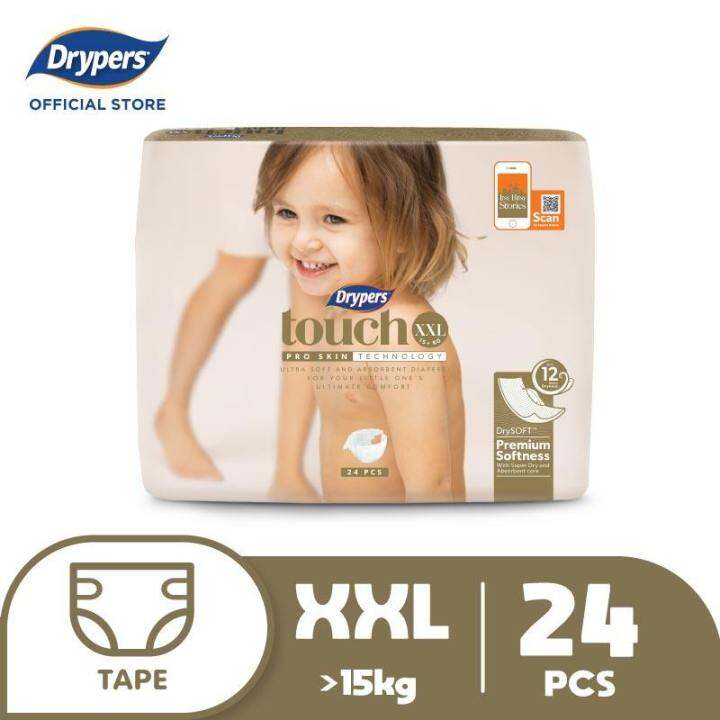 Drypers Touch XXL 24s | Lazada