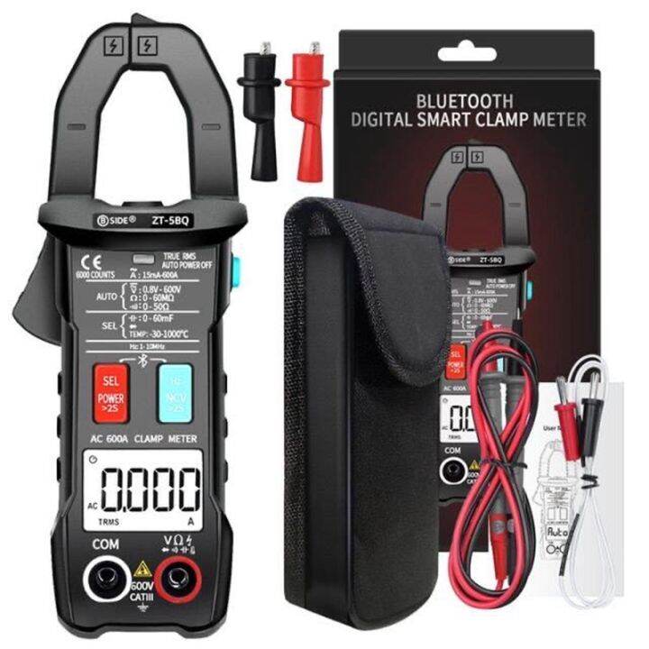 BSIDE ZT-5BQ Digital Clamp Meter Wireless Technology Smart Multimeter ...