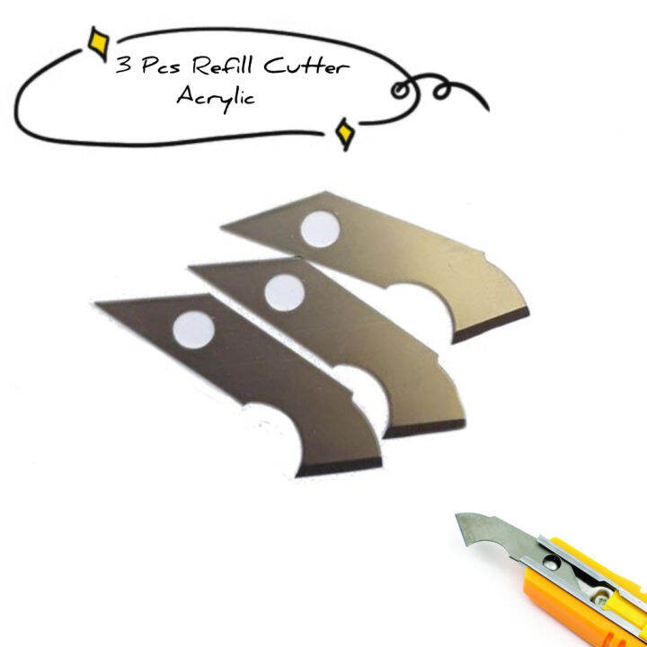 RALALI - Refill Mata Pisau Cutter Akrilik / Refill Cutter Acrylic ...