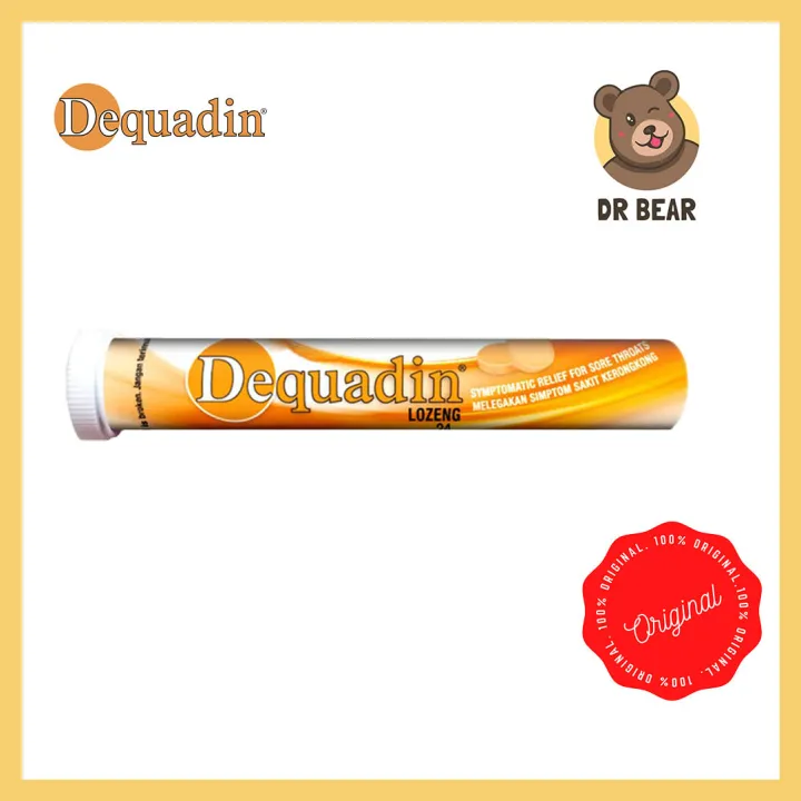Dequadin Citrus Lozenges (Tube 24s) | Lazada