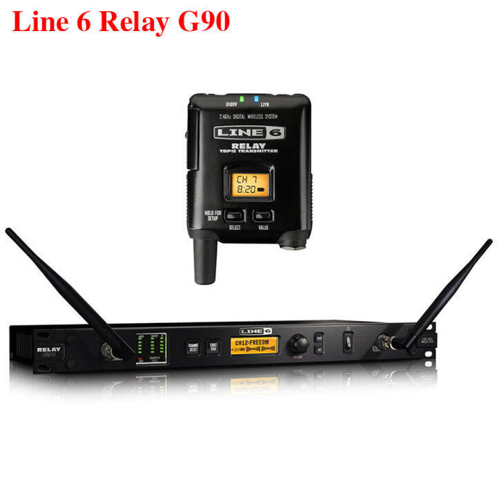 Line 6 Relay G90 Rack-mountable Digital Guitar Wireless System ...