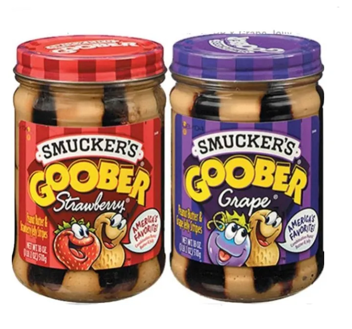 Smucker's Goober Grape & Strawberry Peanut Butter & Jelly Spread Duo ...