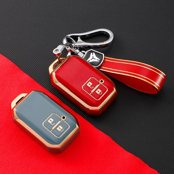 TPU Smart Car Key Case Cover Protector For Suzuki Baleno Swift Ertiga ...