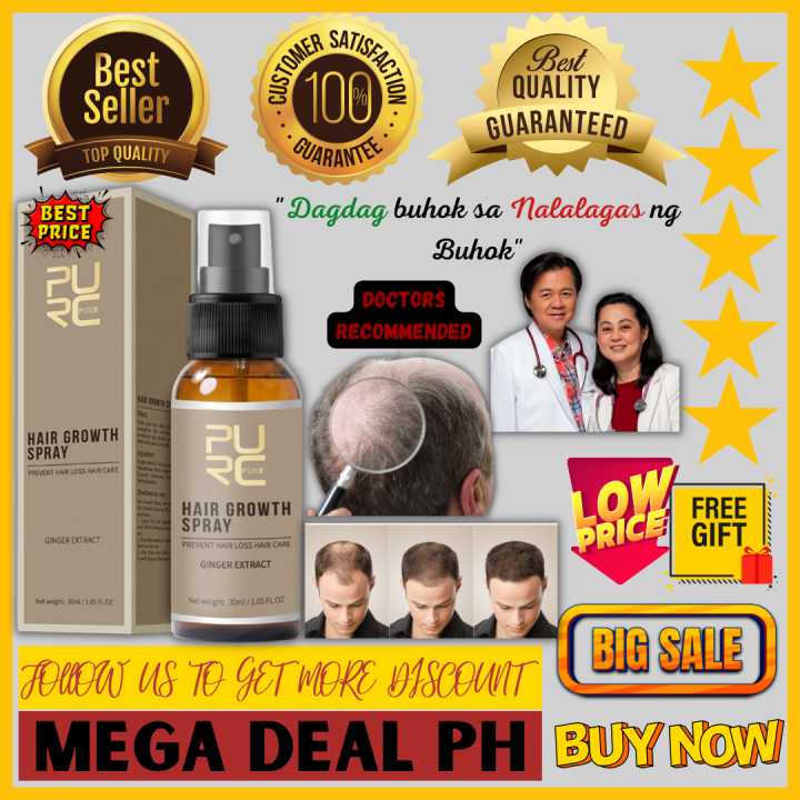 👦 Purc Hair Growth Spray 30ml Fast Powerful Hair Grower Hair Care 100