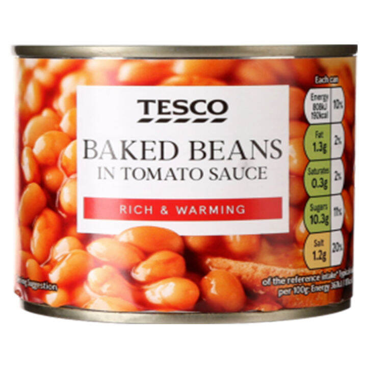 Tesco Baked Beans In Tomato Sauce 220G | Lazada PH