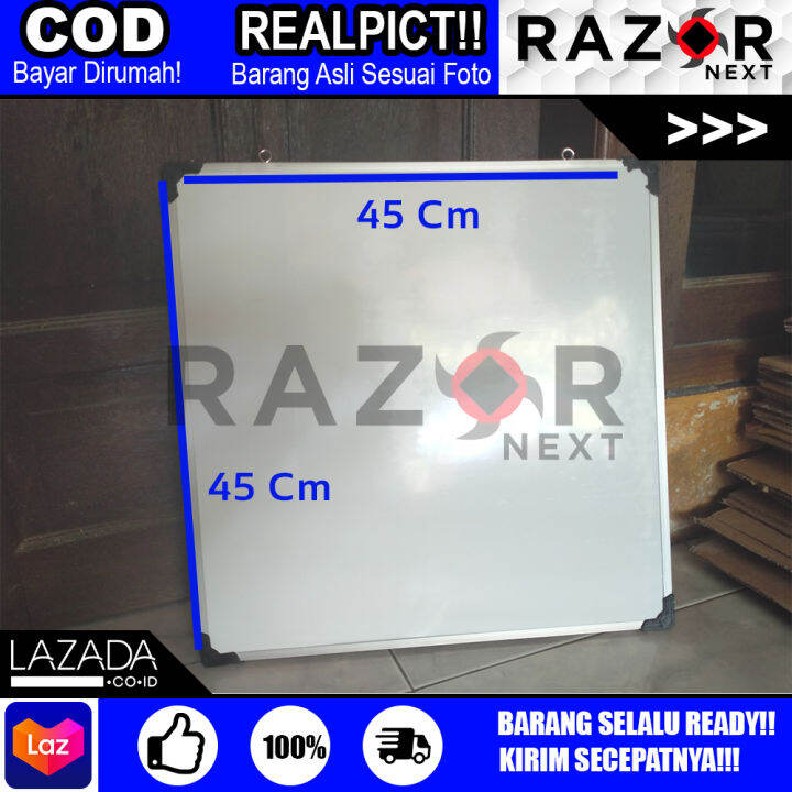 Papan Tulis 2 Fungsi Whiteboard dan Blackboard Bolak-Balik Hanya 1 ...