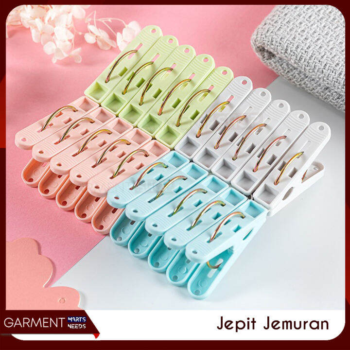 Jepit Baju Kaos Kaki Celana Dalam Jepitan Jemuran Plastik Murah Warna ...