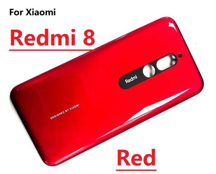 อะไหล่คลุมพร้อมโลโก้8แบตเตอรี่ด้านหลังสำหรับ Xiaomi Redmi ฝาหลังใหม่ ...