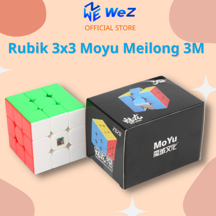 Rubik 3x3 Moyu Meilong 3M Stickerless Cao Cấp Đã Được Hãng Mod Nam Châm ...